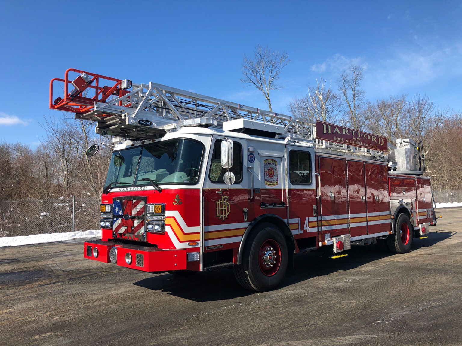Hartford, CT – E-One Aerial Ladder – Greenwood Emergency Vehicles, LLC