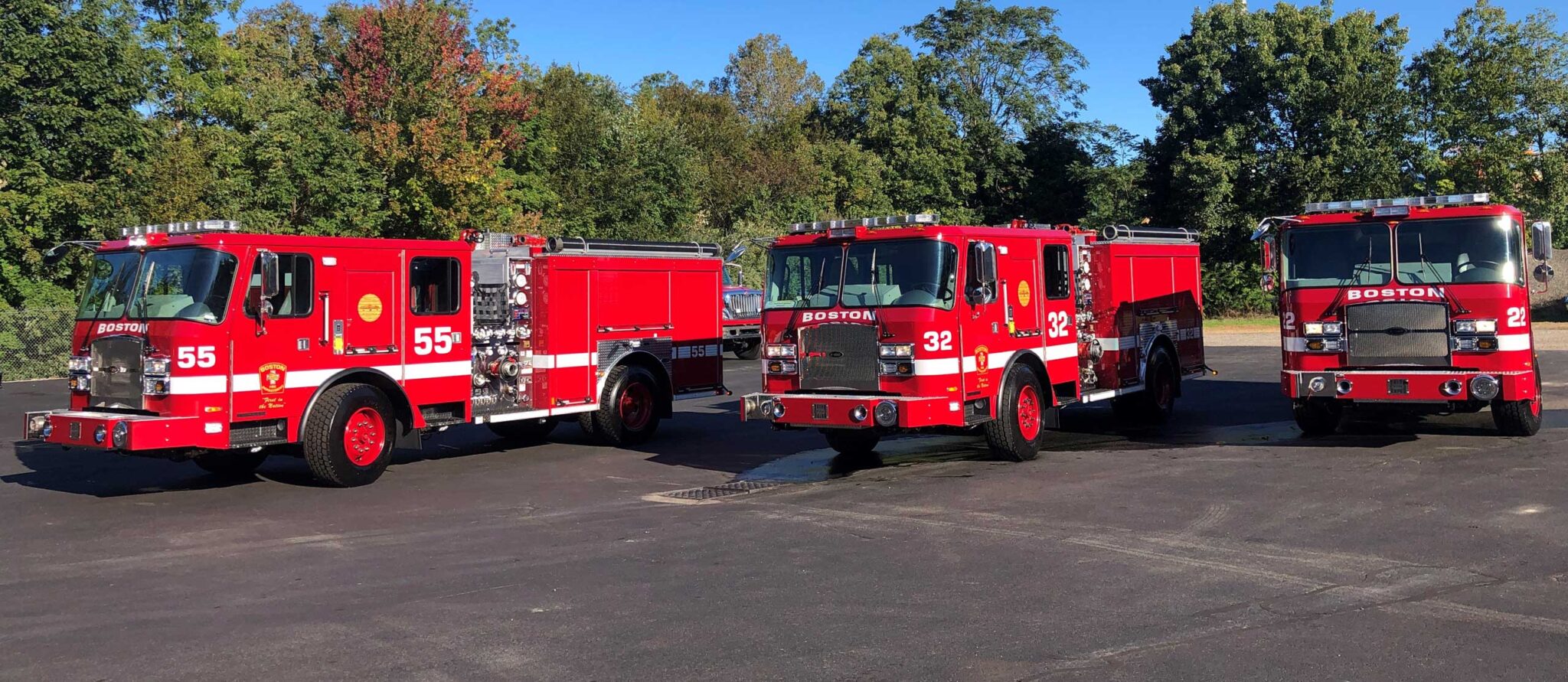 Boston, MA – (3) E-One Custom Pumpers