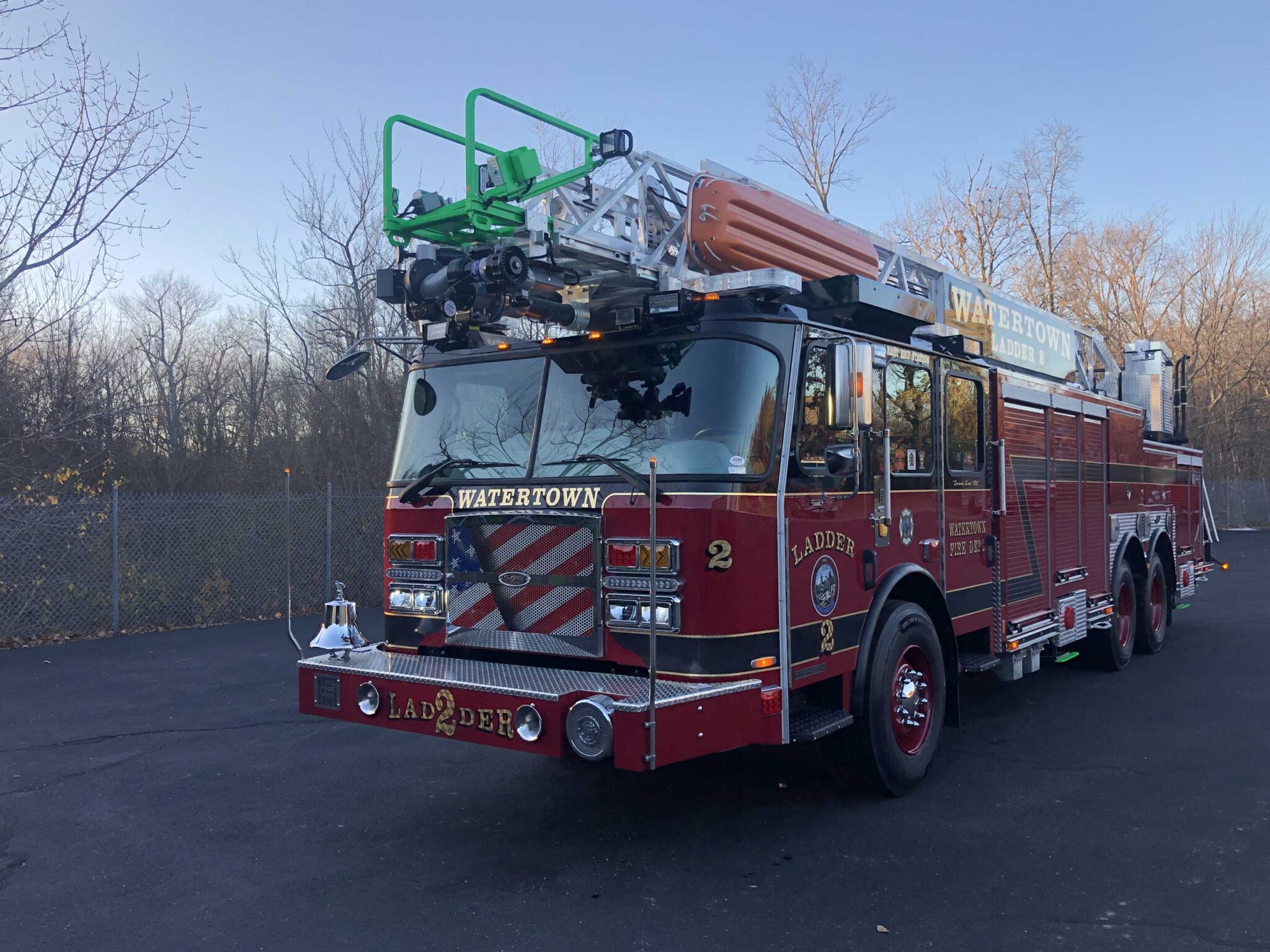 Watertown, MA – E-One HR100 Ladder – Greenwood Emergency Vehicles, LLC