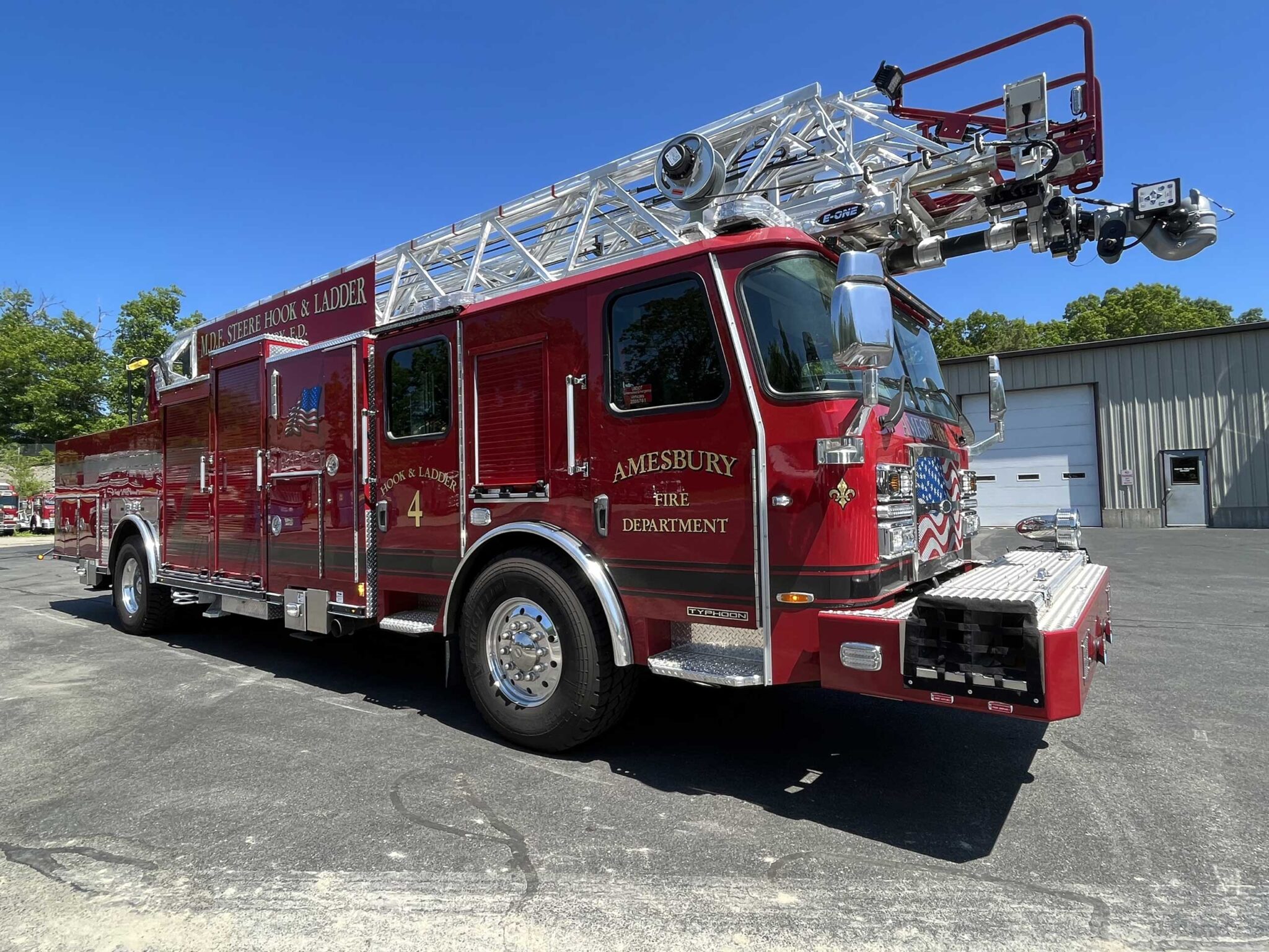 Amesbury, MA – E-One HR100 Quint Platform