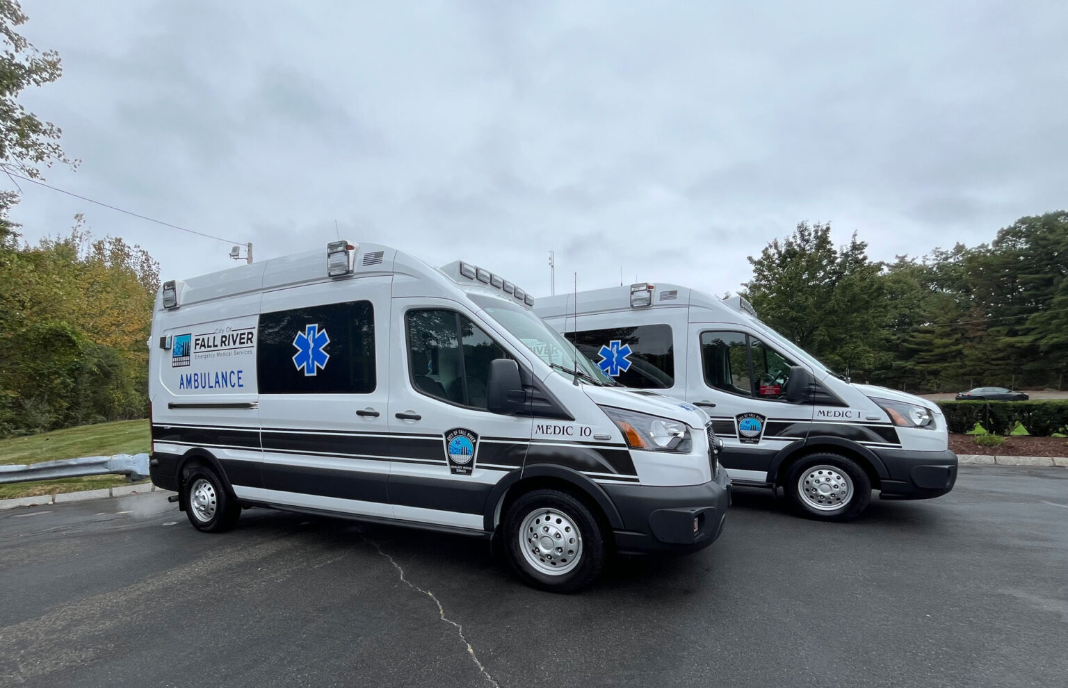Fall River EMS – (2) Wheeled Coach Type II Transit Ambulances
