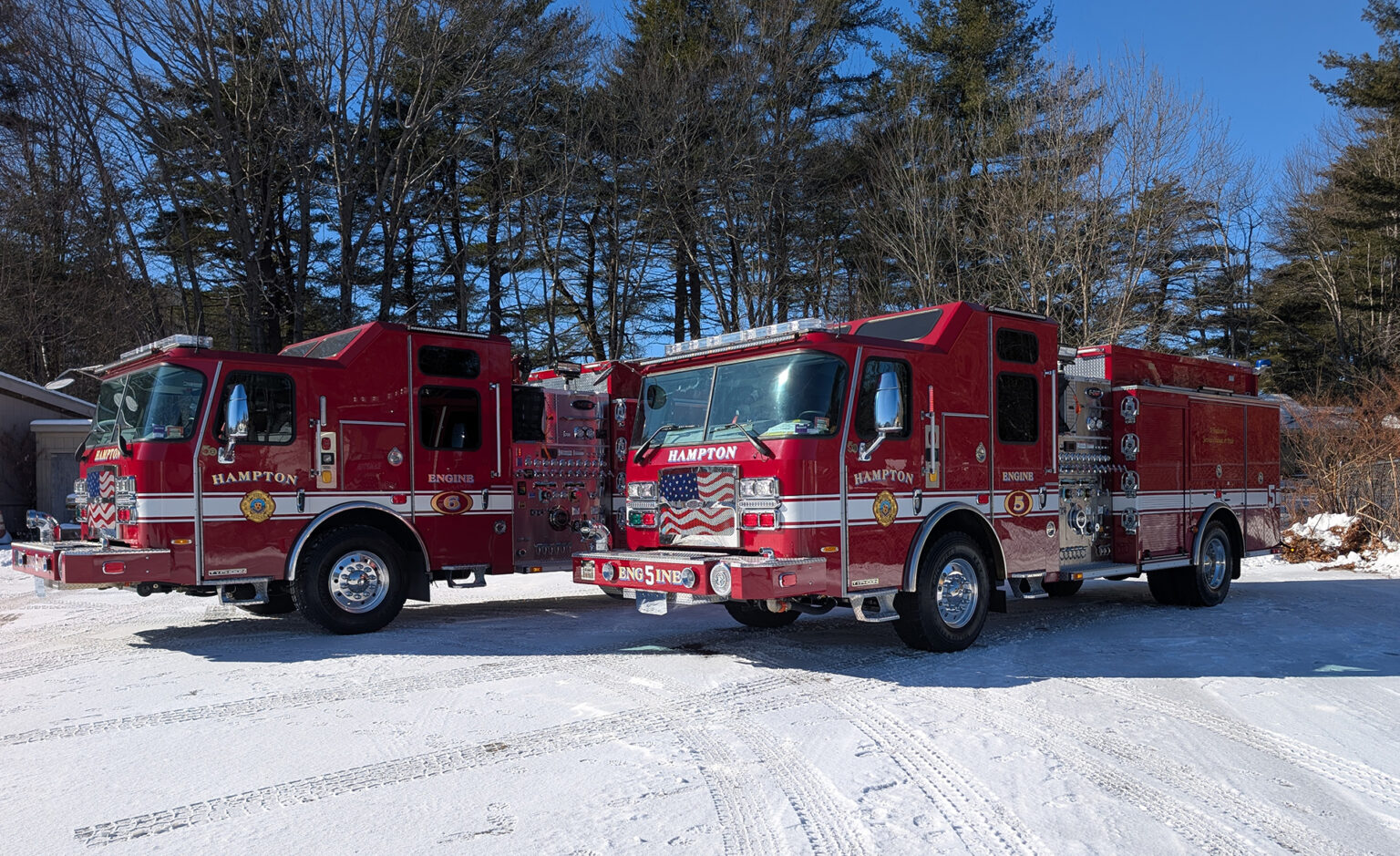Hampton, NH – Two (2) E-One Custom Pumpers (E5 & E6)