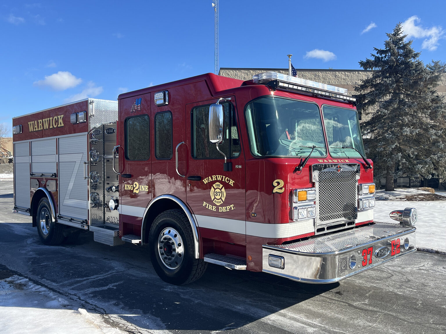 Warwick, MA – E-One / Spartan FC94 Custom Pumper